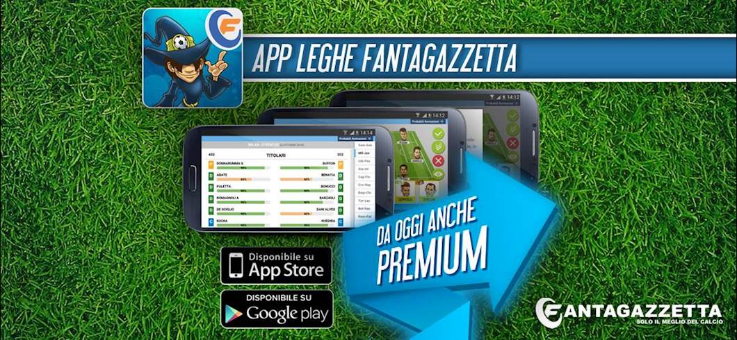 App Leghe Fantagazzetta da oggi anche senza pubblicità e in versione ...