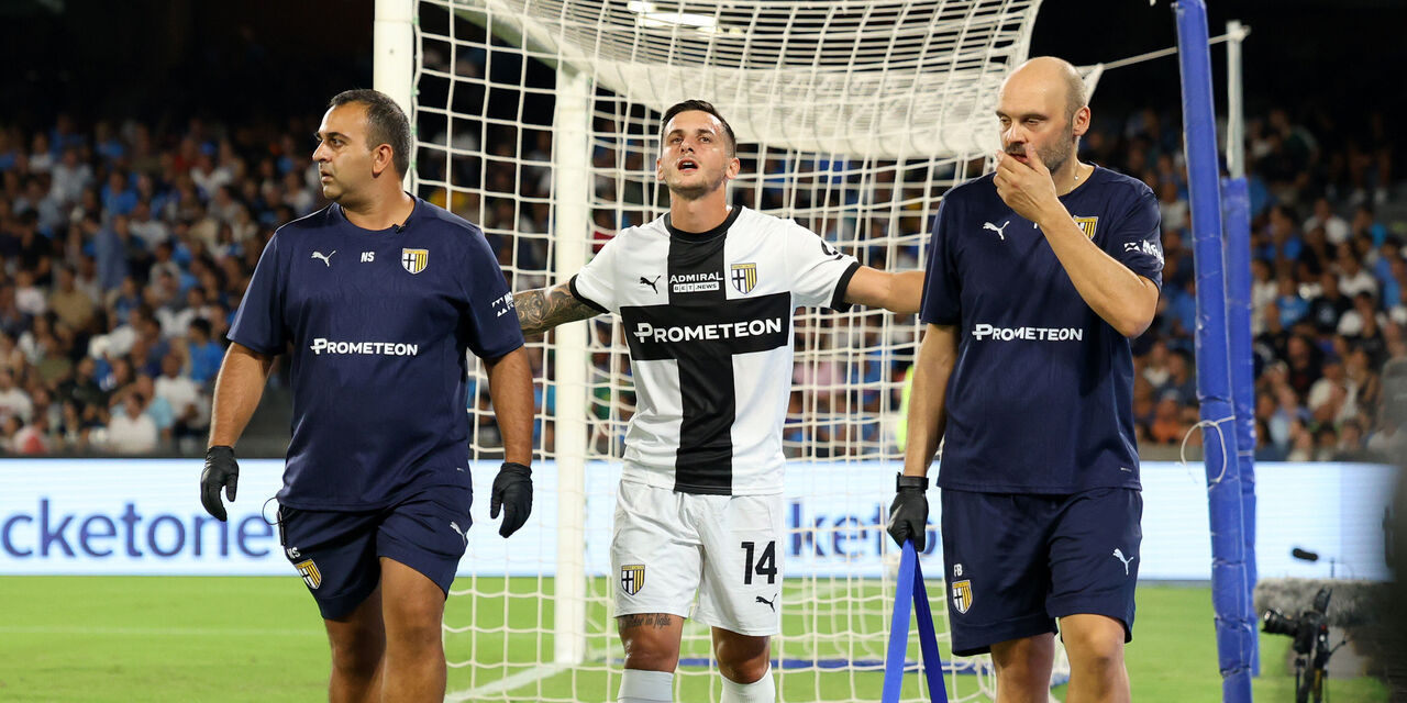 Parma, infortunio Valeri: l'esito degli esami