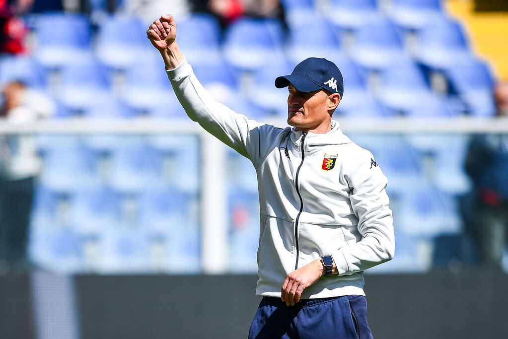 Milan-Genoa, la conferenza di Blessin